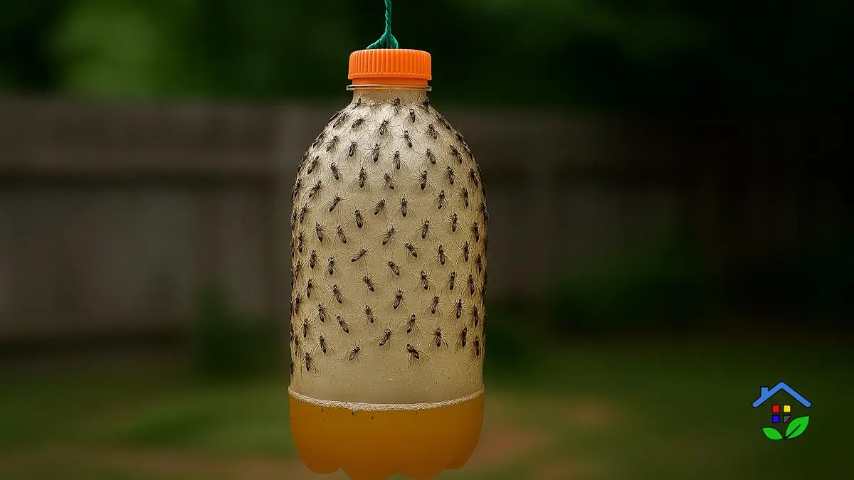 Smart DIY Fly Trap with a Bottle and Sticky Power – Bye Bye Flies!
